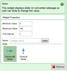 Help: Use the basic widgets - WrapCreator