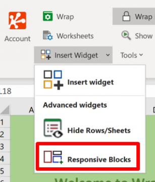 Help: Create and configure Responsive blocks - WrapCreator