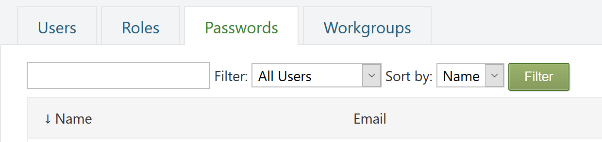 Help: User administration - WrapCreator