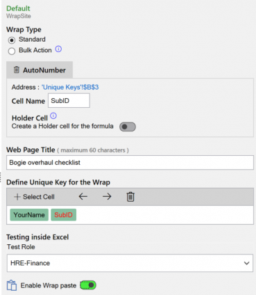 Help: The Wrap tab - WrapCreator