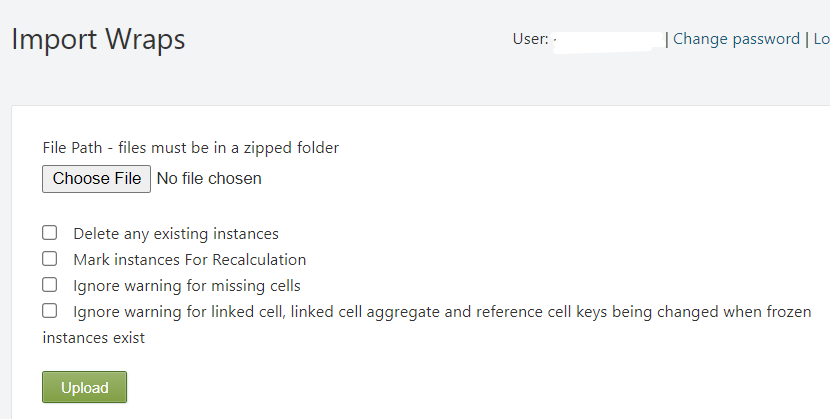 Help: Wrap administration - WrapCreator