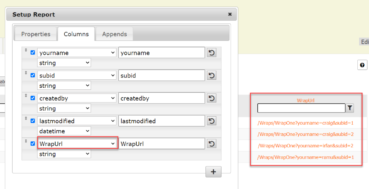 Help: MyWraps report setup - WrapCreator